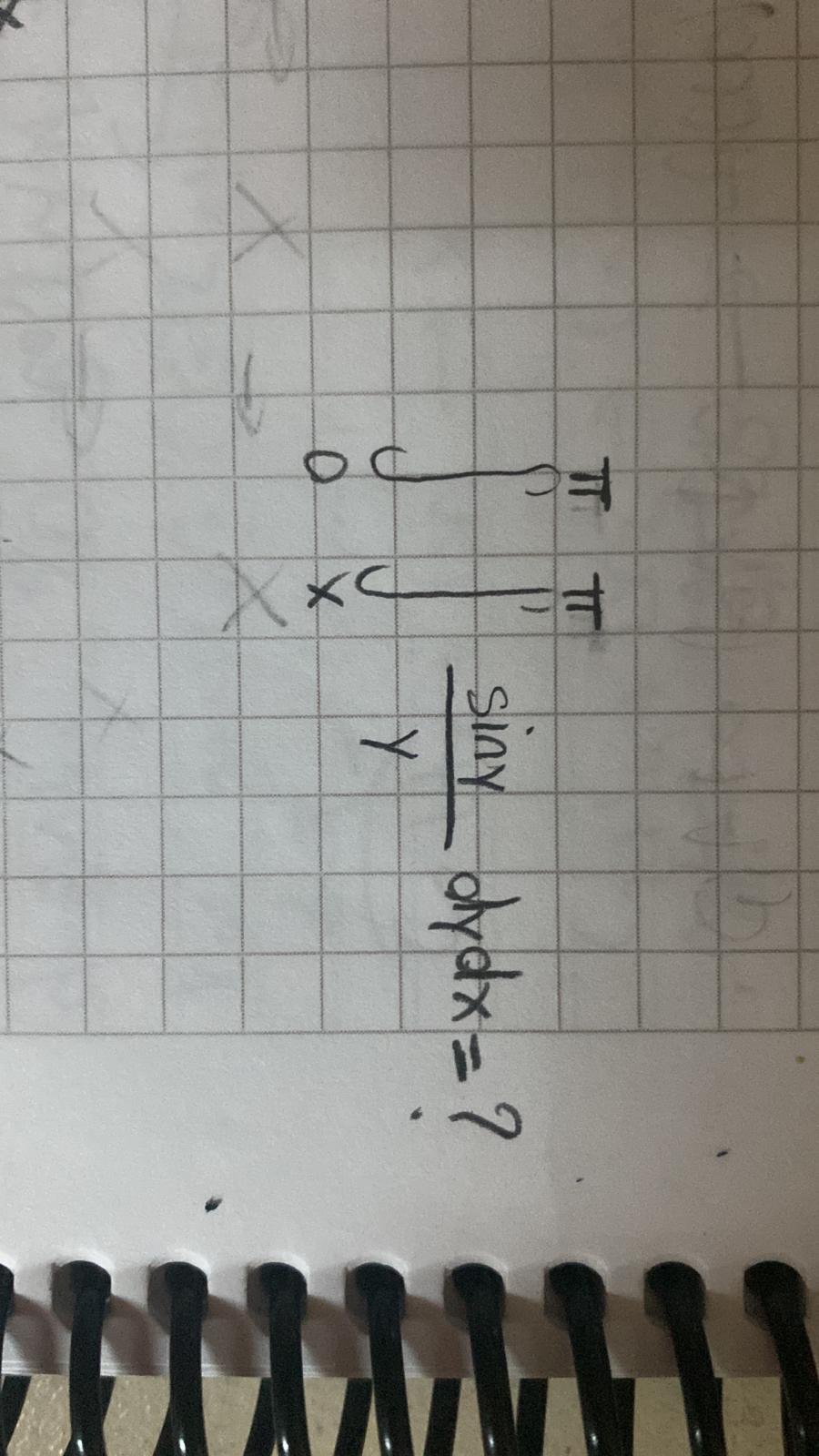 Solved code class="asciimath">\int_0^(\pi ) \int_x^(\pi | Chegg.com