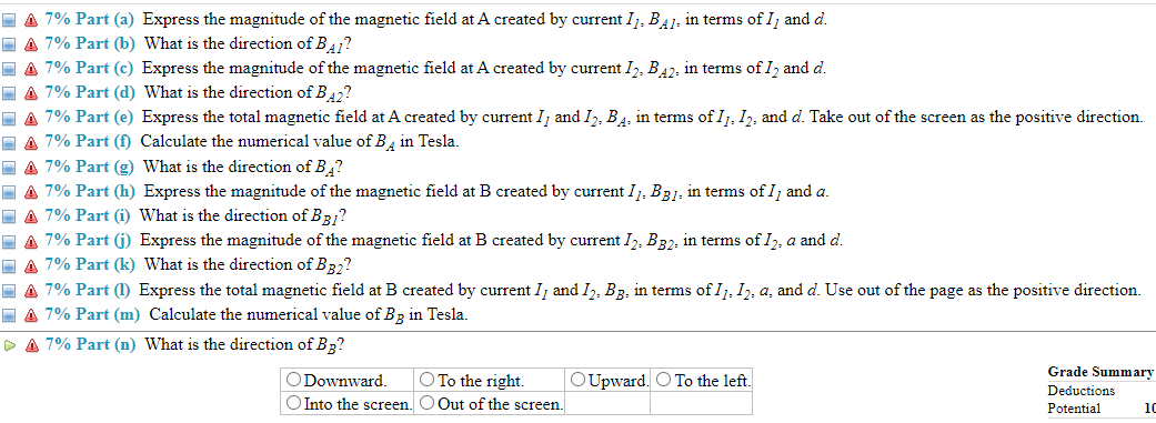 Solved (11\%) Problem 9: Consider two long wires with | Chegg.com Solved (11\%) Problem 9: Consider two long wires with | Chegg.com