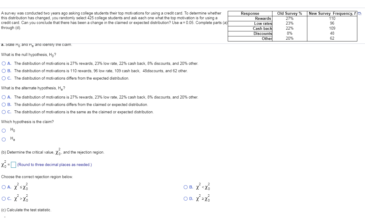 Solved (d) Decide whether to reject or fail to reject the | Chegg.com