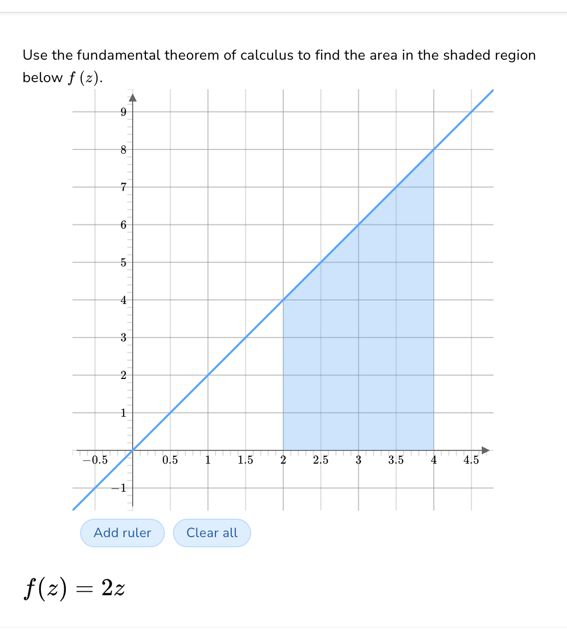 Solved Use the fundamental theorem of calculus to find the | Chegg.com
