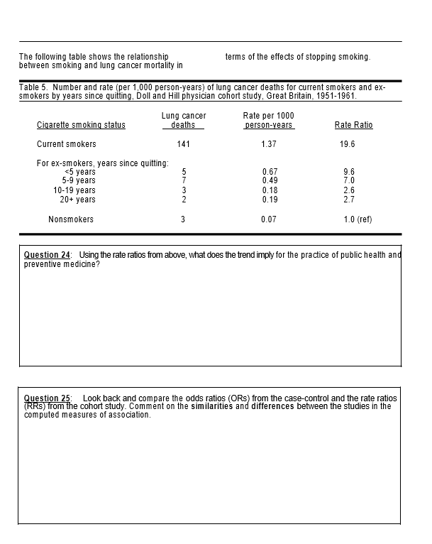 Solved Lung Cancer & Smoking Case Study A causal | Chegg.com