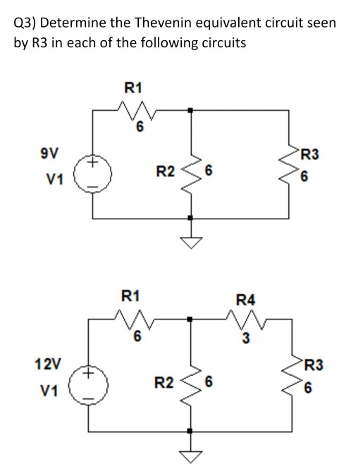 Solved Q3) Determine the Thevenin equivalent circuit seen by | Chegg.com