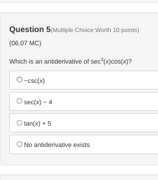 Solved Question 2 (Multiple Choice Worth 10 points) (08.01 | Chegg.com