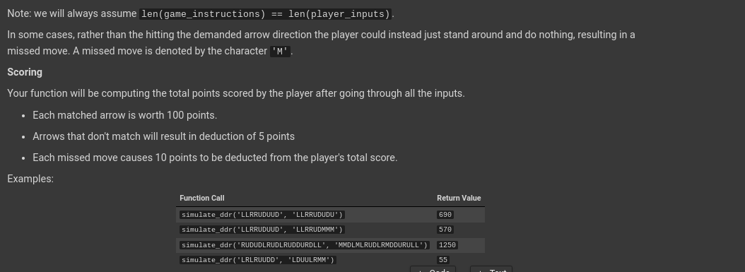 Solved Part 1: Dance Dance String-o-lution (10 points) For | Chegg.com