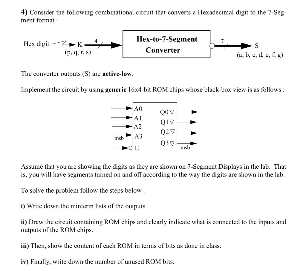 4) Consider the following combinational circuit that | Chegg.com