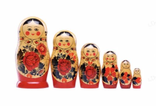 Solved Russian Dolls Oleg has N dolls of various sizes. He | Chegg.com