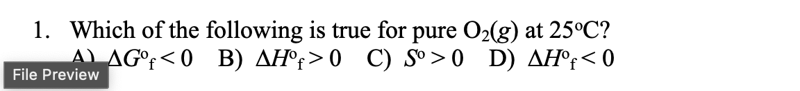 Solved Which of ﻿the following is ﻿true for pure | Chegg.com