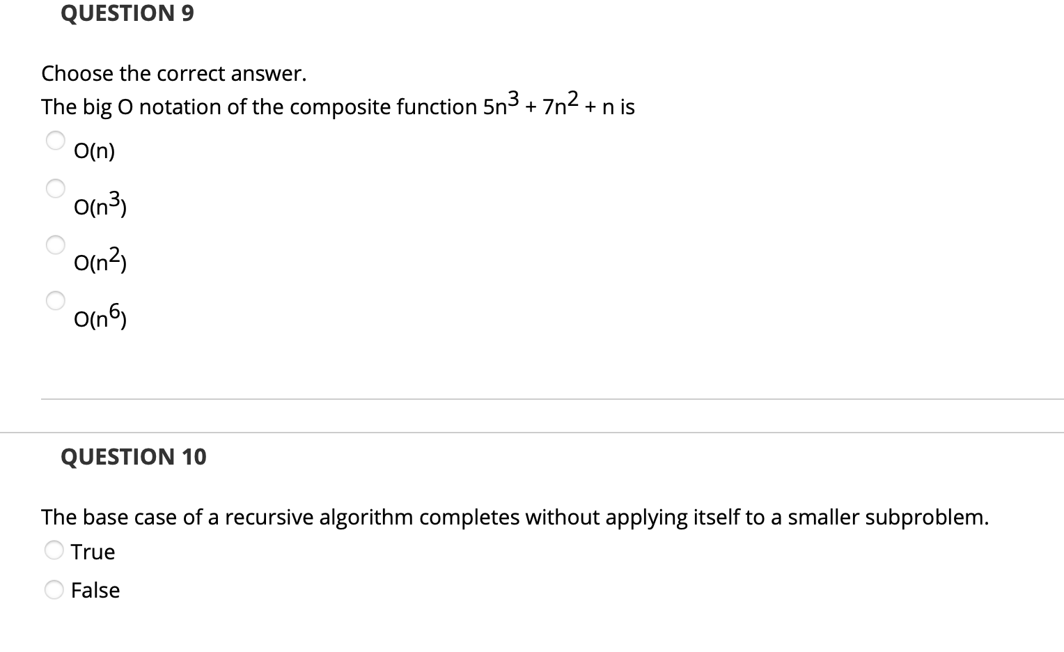 Solved Which of the following is a constant time operation | Chegg.com
