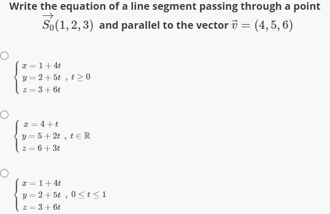 Solved Write the equation of a line segment passing through | Chegg.com
