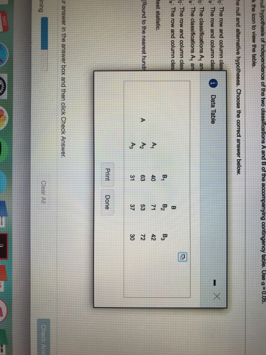 Solved 2 13.3.29 contingency table. Use ?#0.05. Click the | Chegg.com Solved 2 13.3.29 contingency table. Use ?#0.05. Click the | Chegg.com
