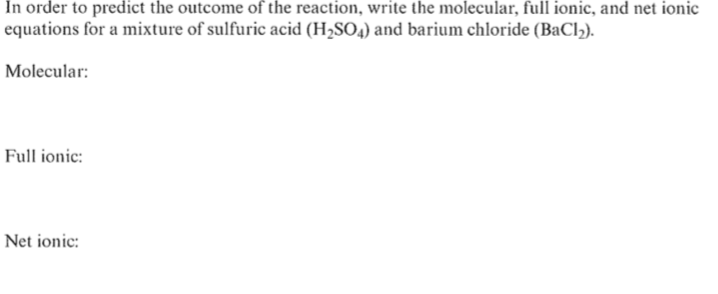 Solved In order to predict the outcome of the reaction, | Chegg.com