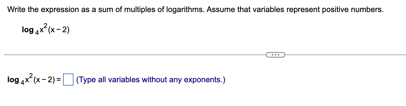 Solved Write the expression as a sum of multiples of | Chegg.com