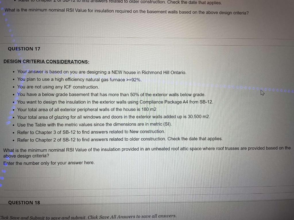 Solved QUESTION 20 DESIGN CRITERIA CONSIDERATIONS: - Your | Chegg.com