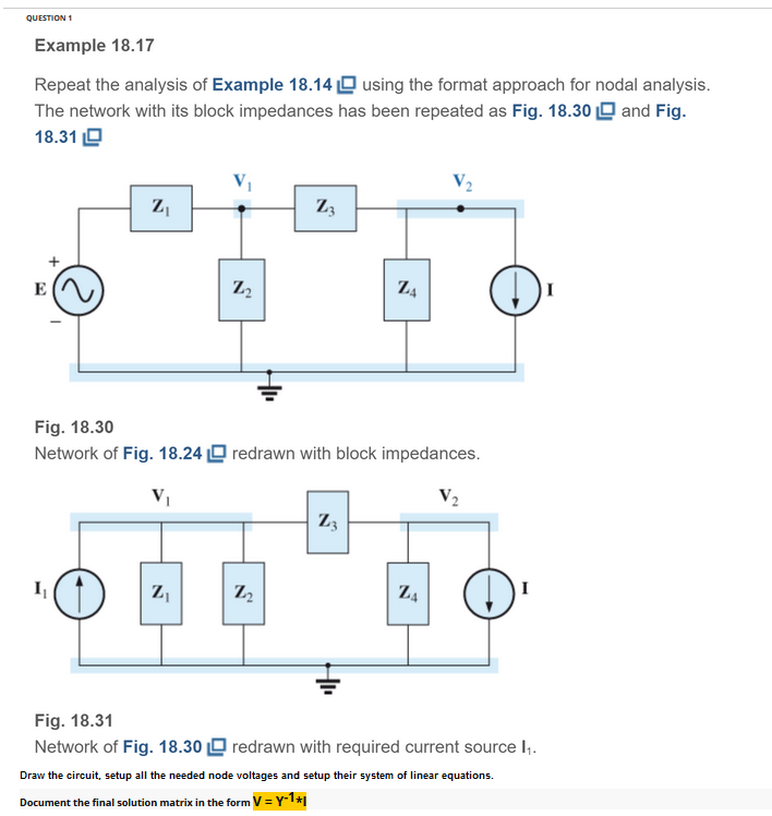 Solved Repeat the analysis of Example 18.14 using the format | Chegg.com
