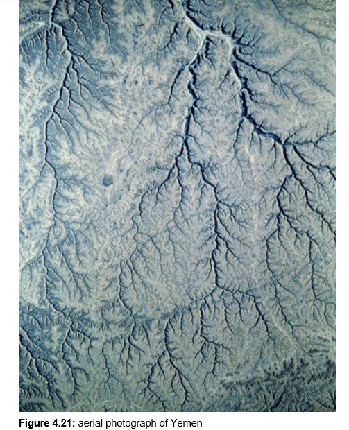 Solved The drainage pattern for streams and rivers on Earth | Chegg.com