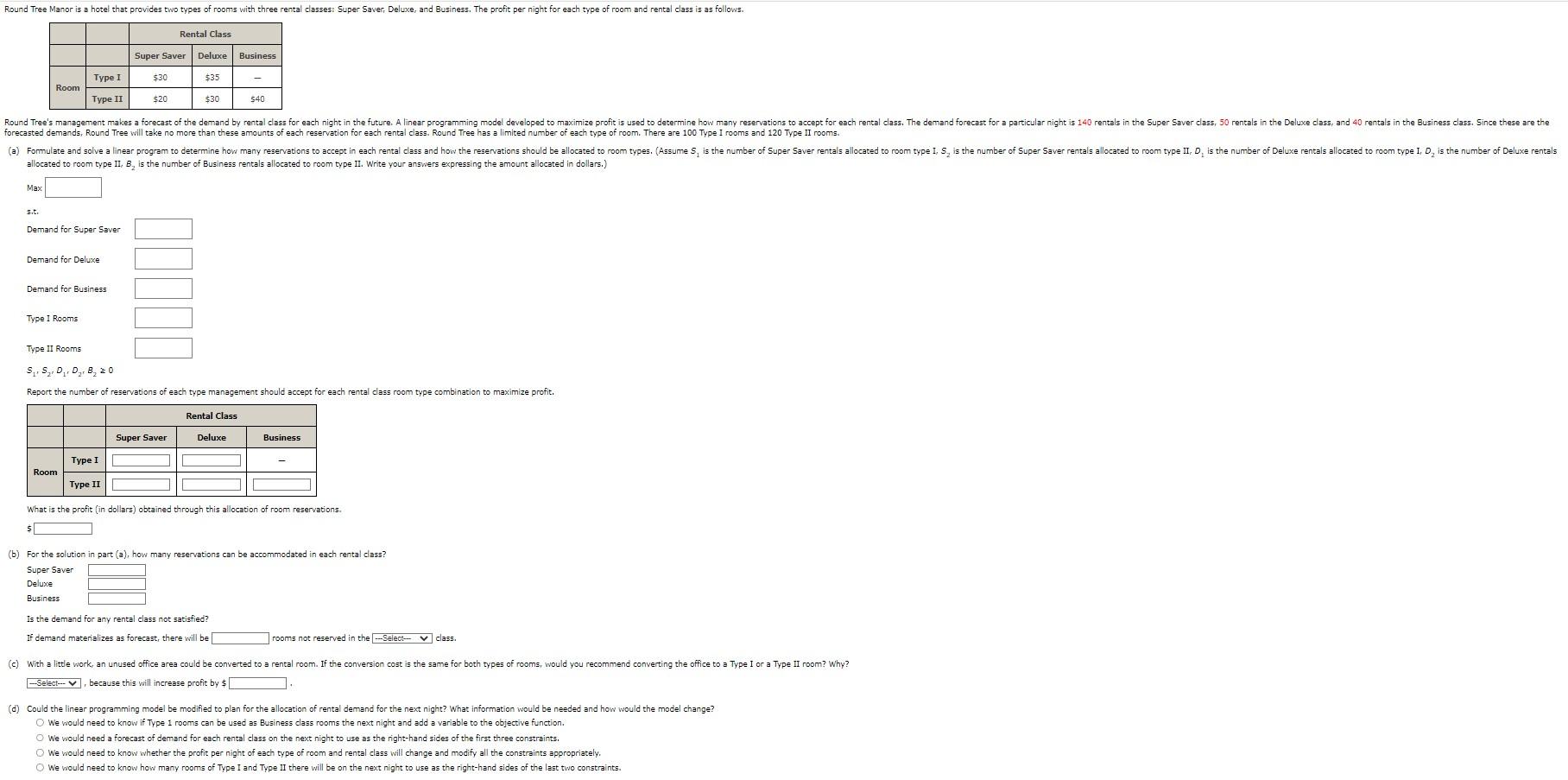 Solved Report the number of reservations of each type | Chegg.com