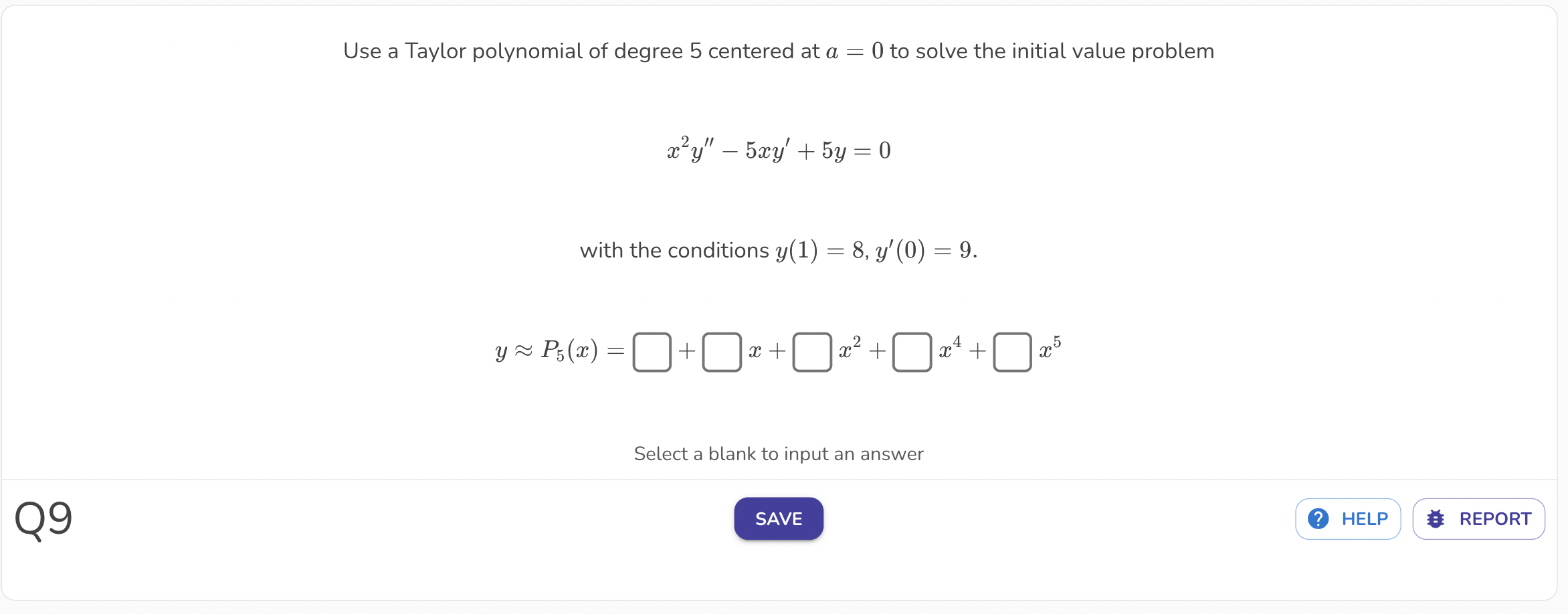 Solved Use a Taylor polynomial of degree 5 centered at a=0 | Chegg.com