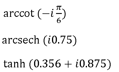 Solved arccot (-i - arcsech (10.75) tanh (0.356 +0.875) | Chegg.com