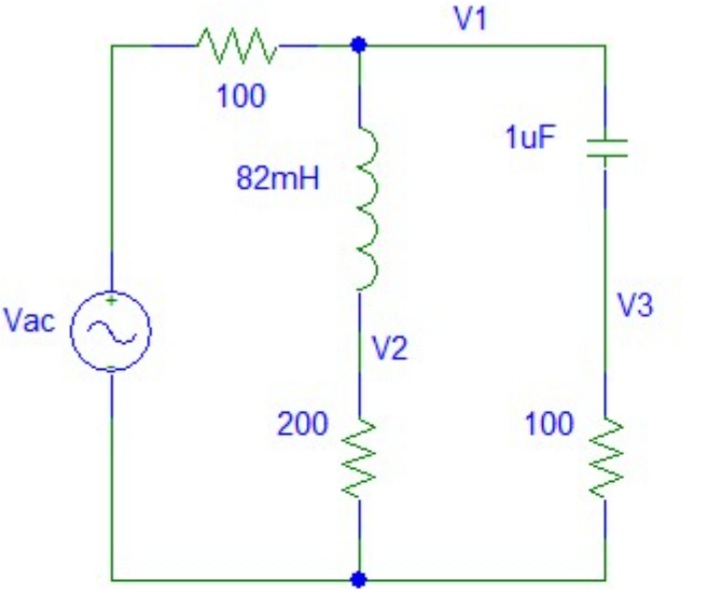 Solved 1.For Vac at a frequency of 500 ﻿Hz and an amplitude | Chegg.com