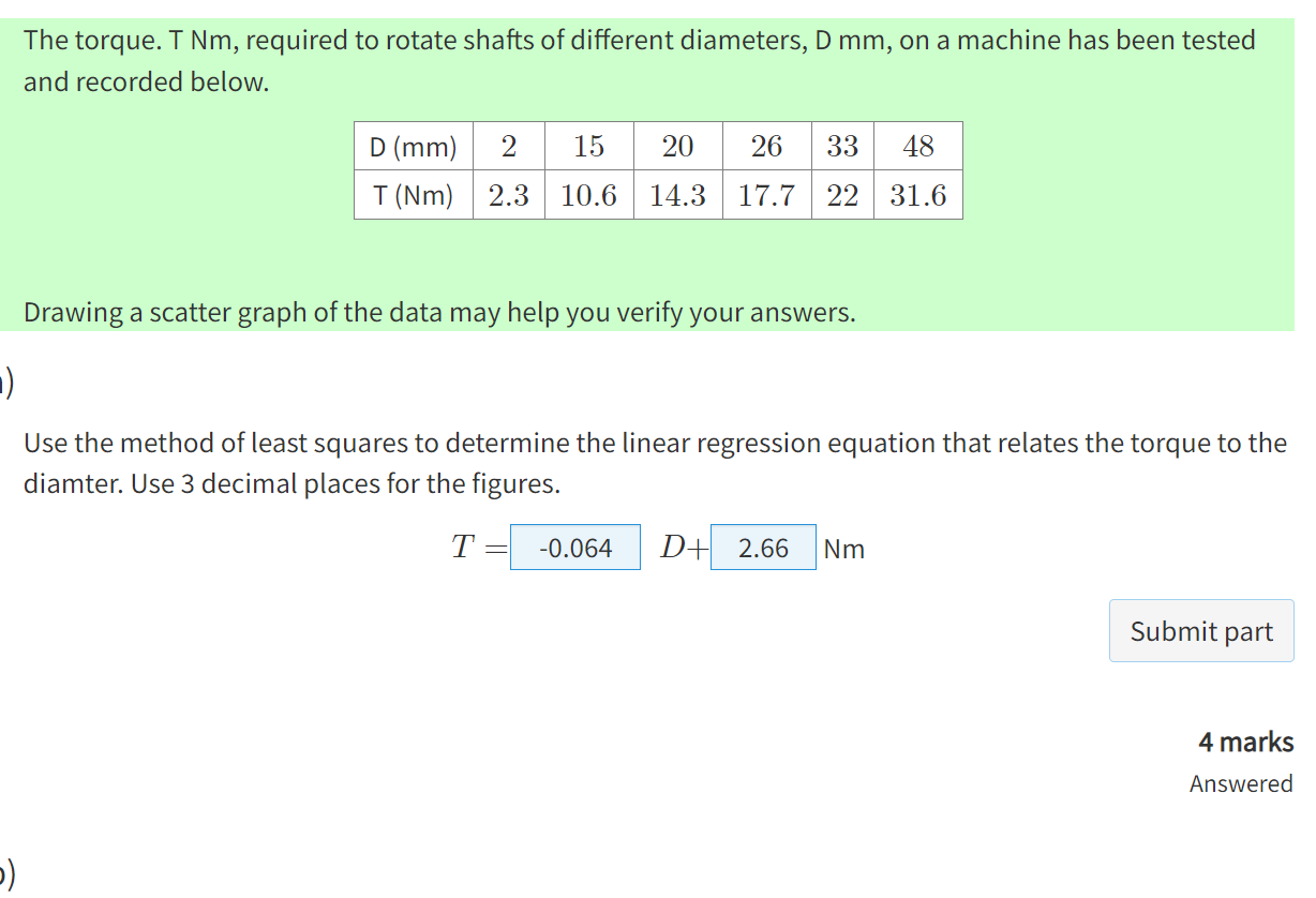 Solved Hi pleae answer questions A-D . Ignore answered | Chegg.com