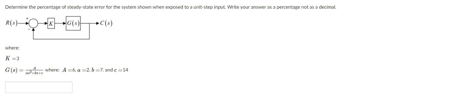 Solved Determine the velocity error constant (ky) for the | Chegg.com