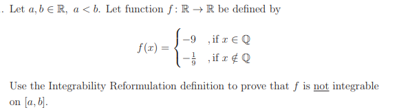 Solved S(x) Use the Integrability Reformulation definition | Chegg.com