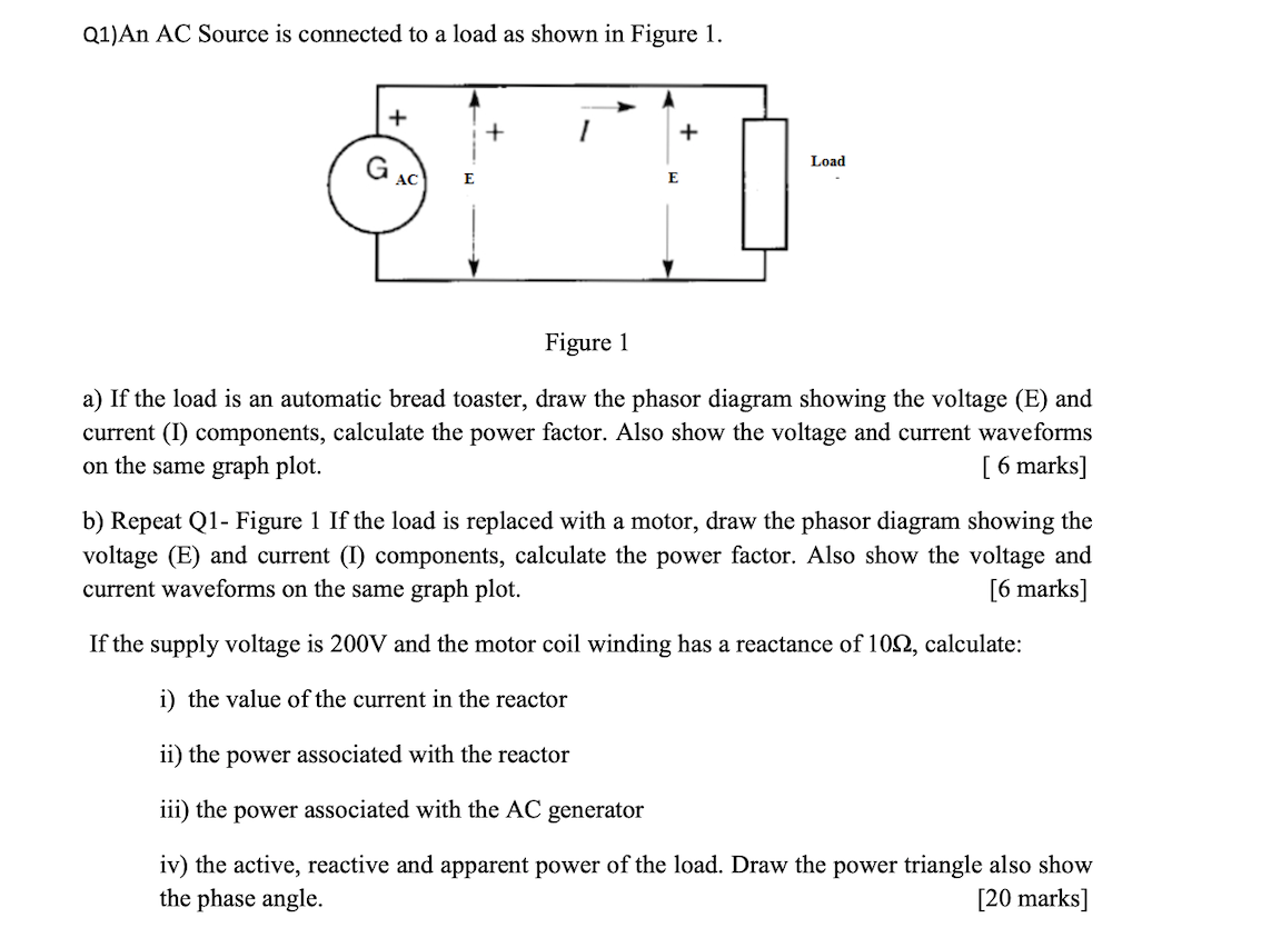 Calculate I The Reactive Power Absorbed By The