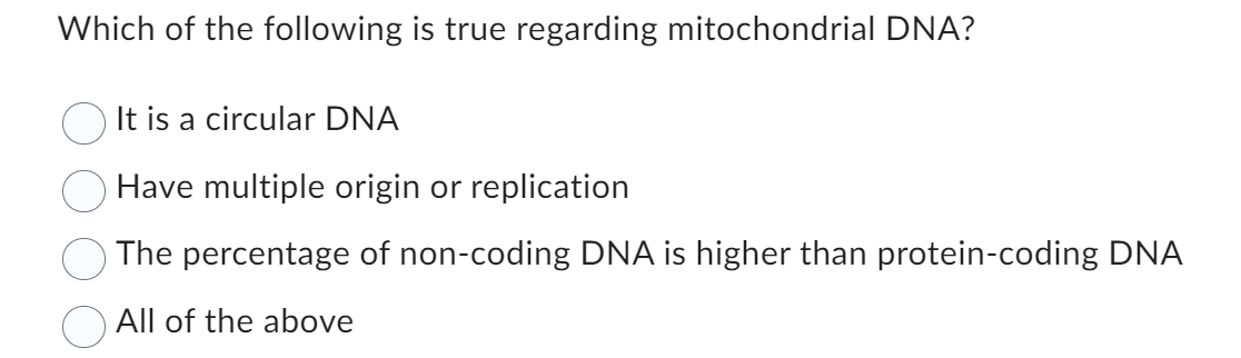 Solved Which of the following is true regarding | Chegg.com