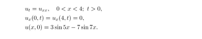Solved 2.4.3. Solve the heat equation with Neumann-type | Chegg.com