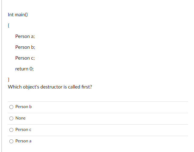 One difference between a queue and a stack is: True | Chegg.com