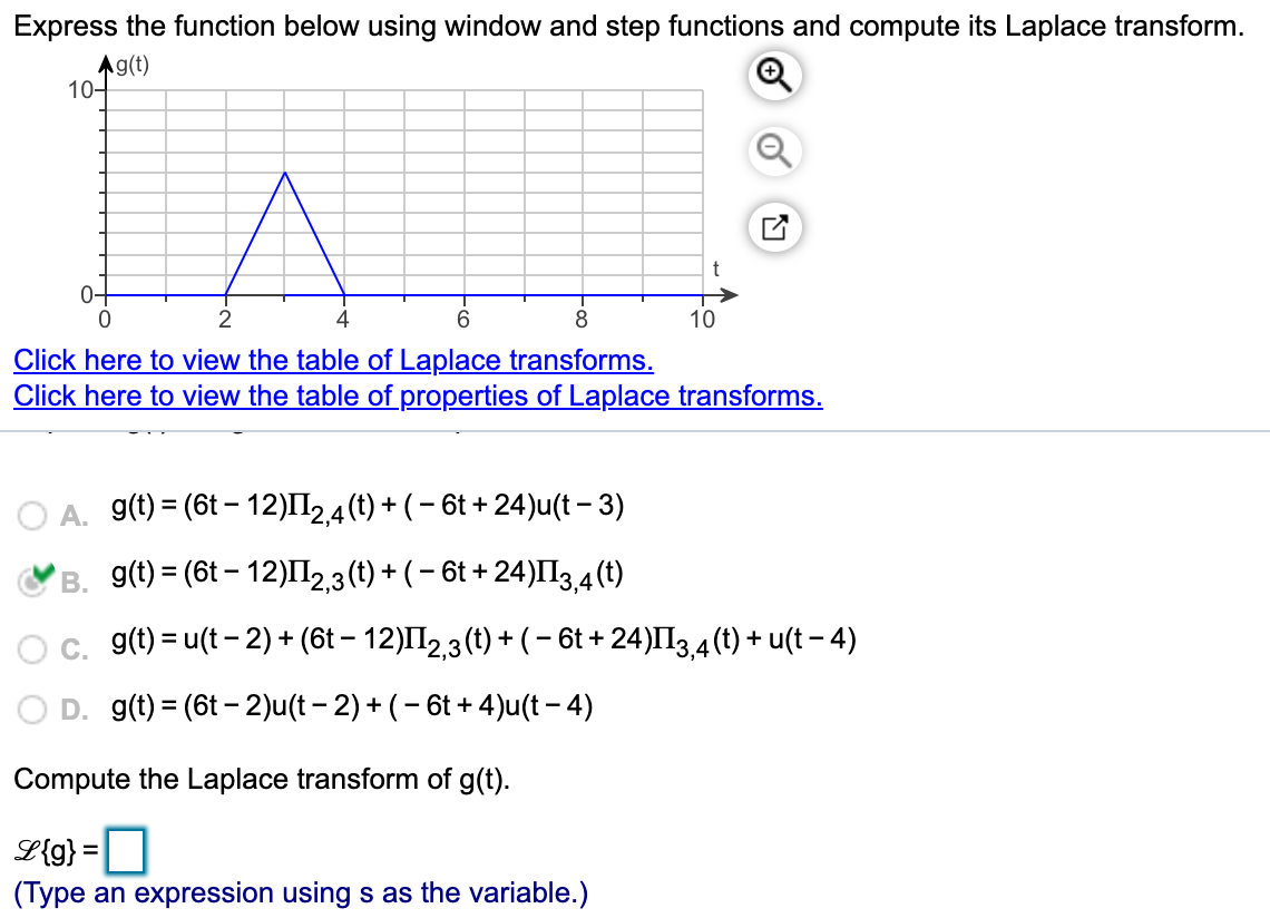 Solved Express the function below using window and step | Chegg.com