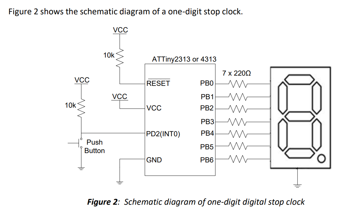 Figure 2 shows the schematic diagram of a one-digit | Chegg.com