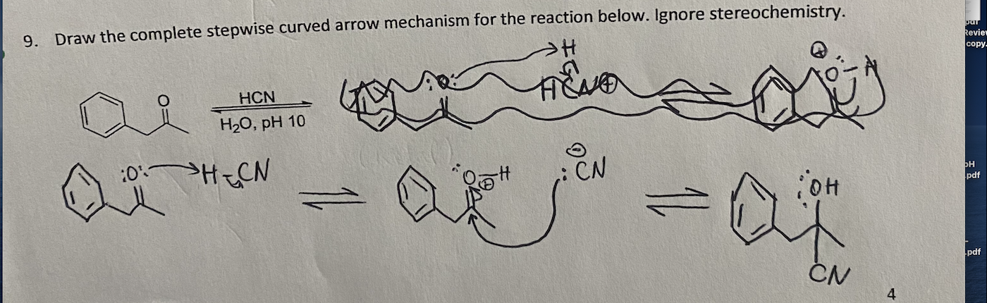Solved Draw the complete stepwise curved arrow mechanism for | Chegg.com