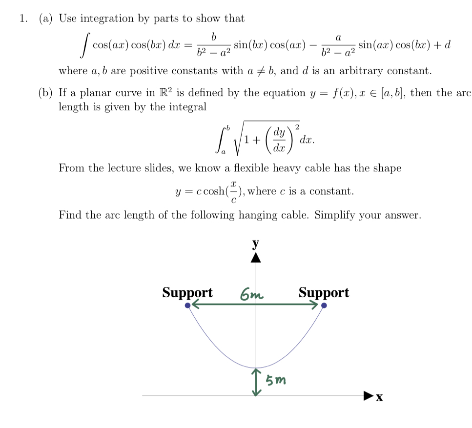 Solved (a) Use integration by parts to show that | Chegg.com