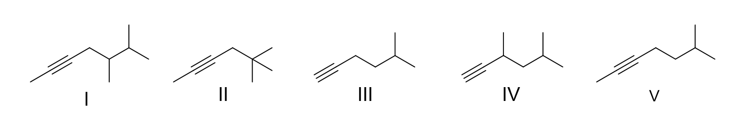 Solved Which of the following is the correct bond-line | Chegg.com