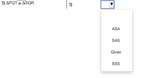 Solved Complete the two-column proof. Given: TP≅RS,PQ≅SQ, Q | Chegg.com