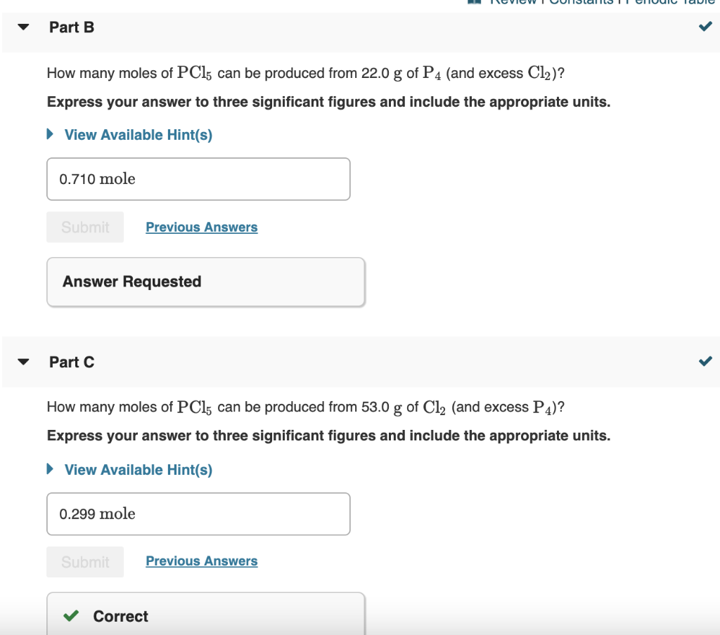 Solved M Review | Constants Periodic Table Part A Balance | Chegg.com