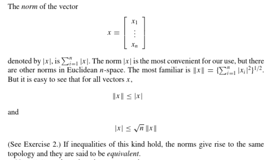 Solved The norm of the vector x=⎣⎡x1⋮xn⎦⎤ denoted by ∣x∣, is | Chegg.com
