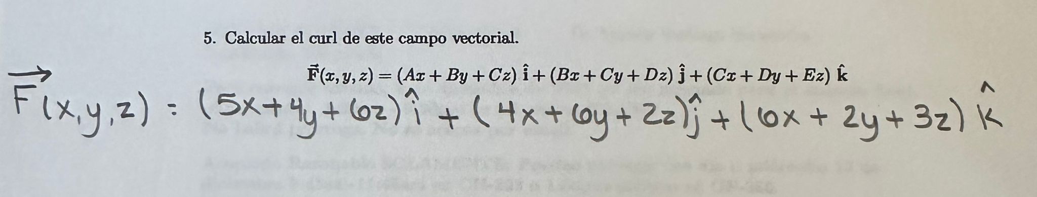 Solved Calculate the curl of this vector field:The | Chegg.com