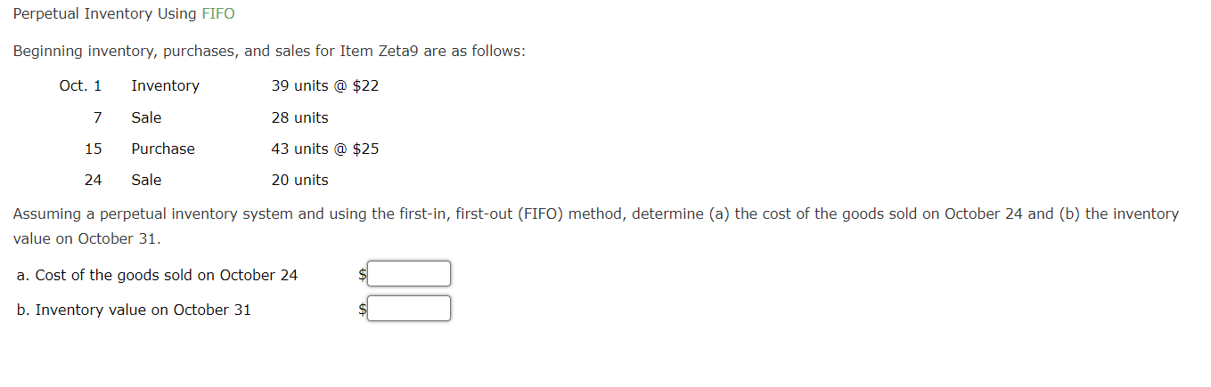 Solved Periodic Inventory Using FIFO, LIFO, and Weighted | Chegg.com