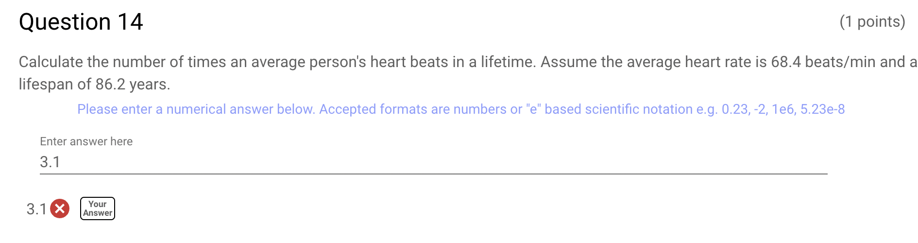 Solved Calculate the number of times an average person's | Chegg.com