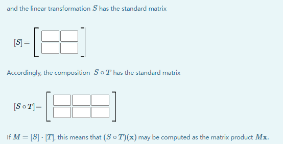 Solved Consider the linear transformations T:R3 → R2, T | Chegg.com