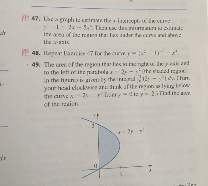 Solved 47. Use a graph to estimate the a-intercepts of the | Chegg.com