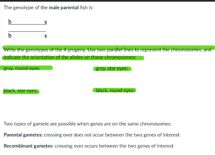 Solved You discover a new species of fish that are normally | Chegg.com