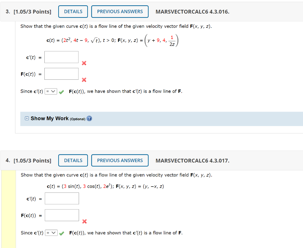 Solved 3. [1.0573 Points] DETAILS PREVIOUS ANSWERS | Chegg.com