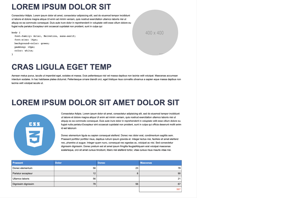 Solved Recreate The Sample Site Below Using Html And Css 