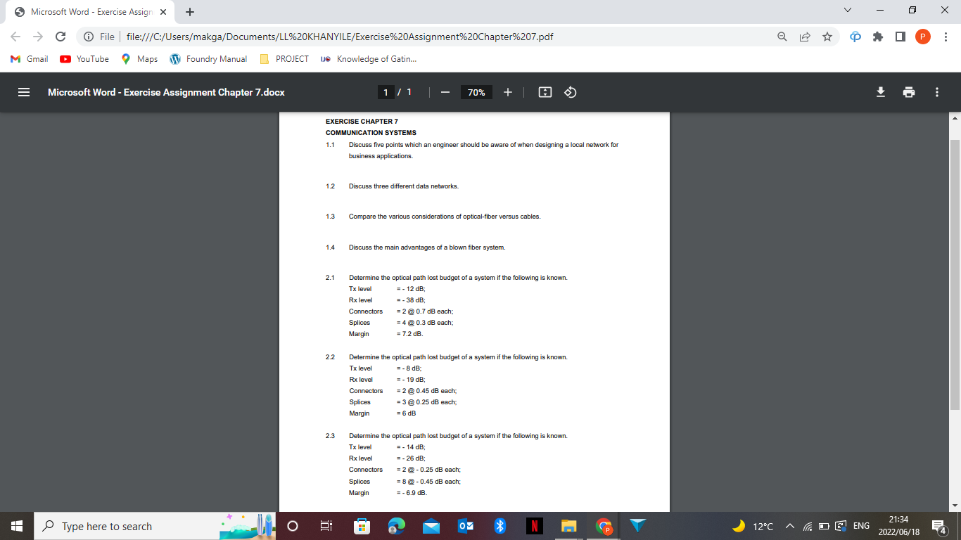 Solved Microsoft Word - Exercise Assign X + ← → C Ⓒ File | Chegg.com