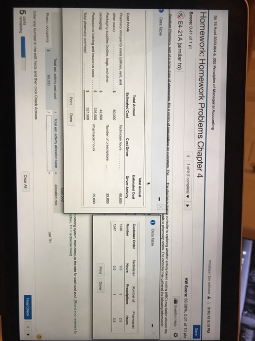 Solved Homework: Homework Problems Chapter 4 ⑤E4-21 A | Chegg.com