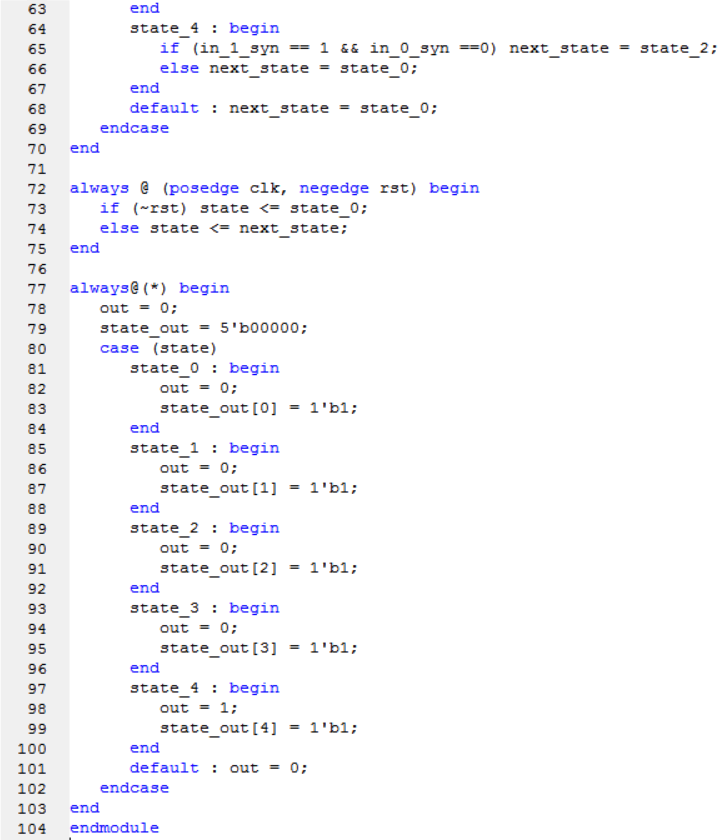 [verilog question] I am getting a warning "line 64: | Chegg.com