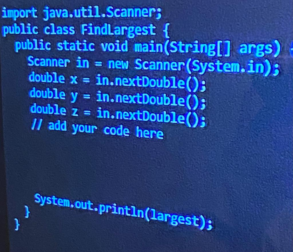 Solved For these problems you do not need to write entire | Chegg.com
